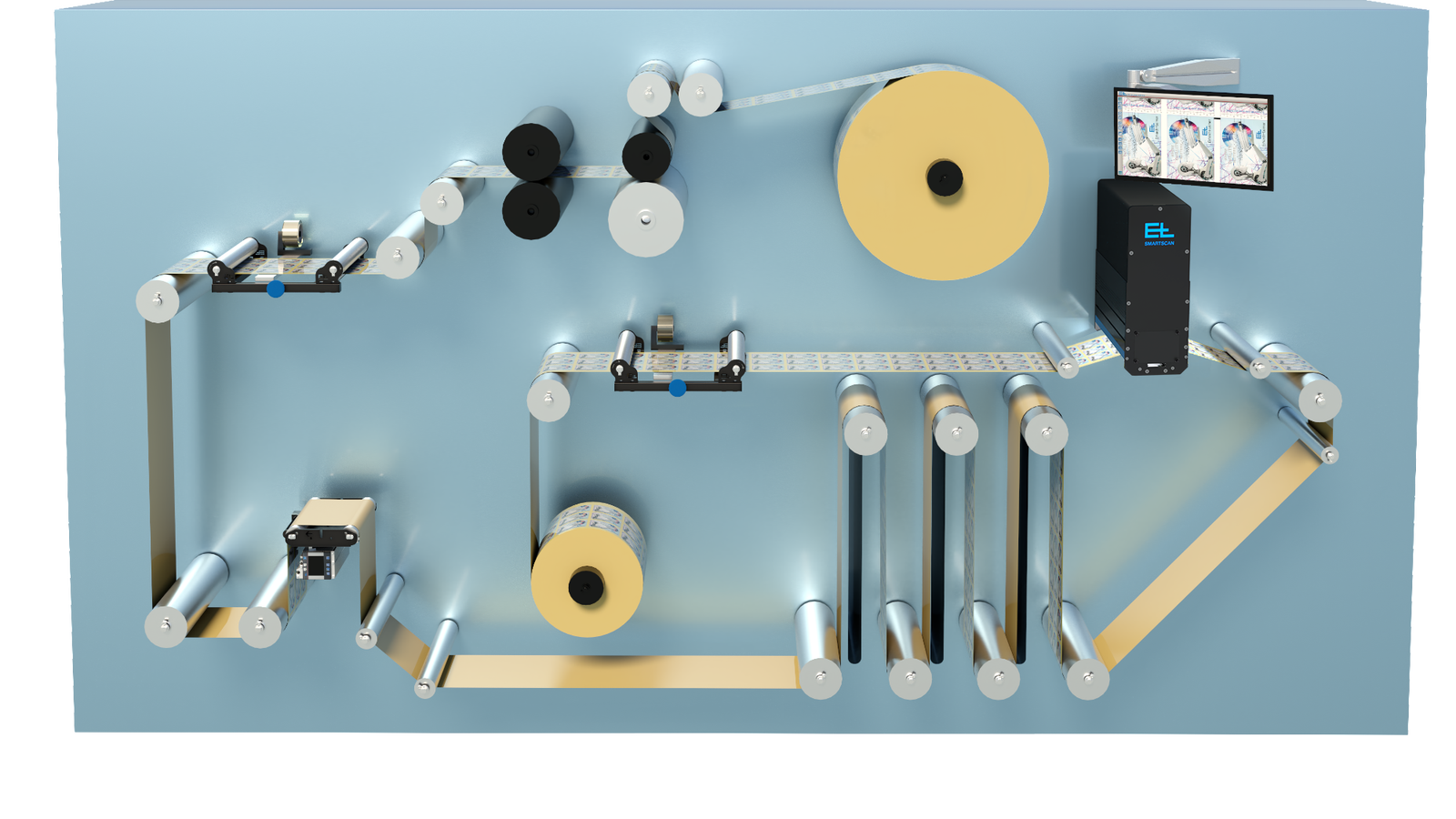 Inspection rewinder