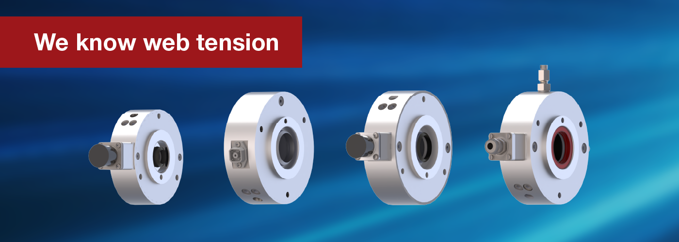Web tension measuring and control systems