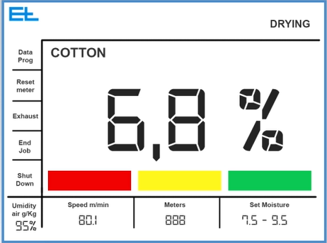 Process Control for Stenters and Dryers ELMAT