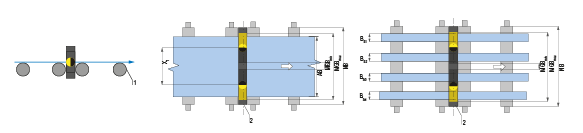 Web width measurement system ABS