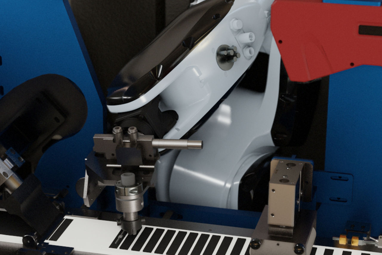 EL.TAG laminating machine for RFID tags