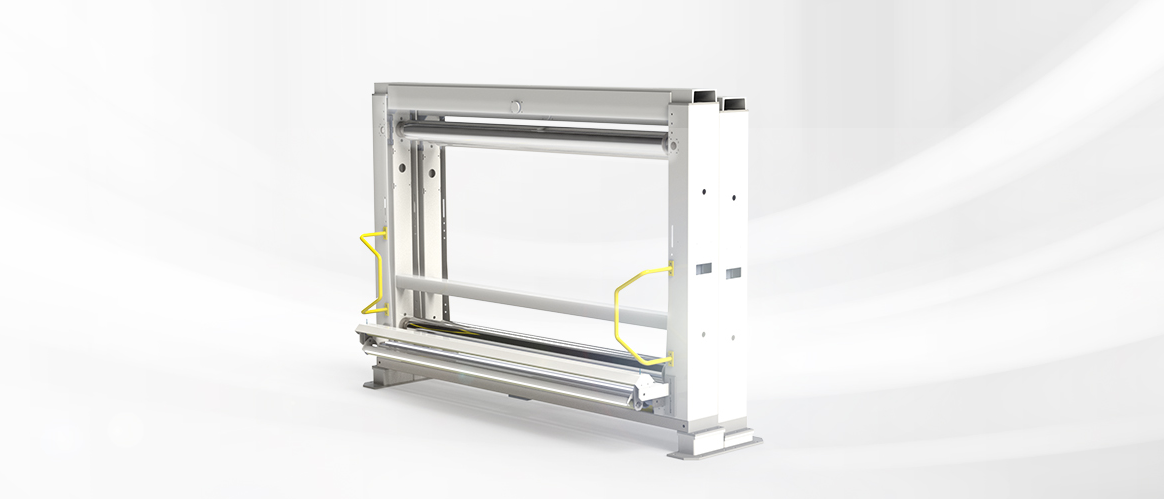SplitWeb pivoting frame system